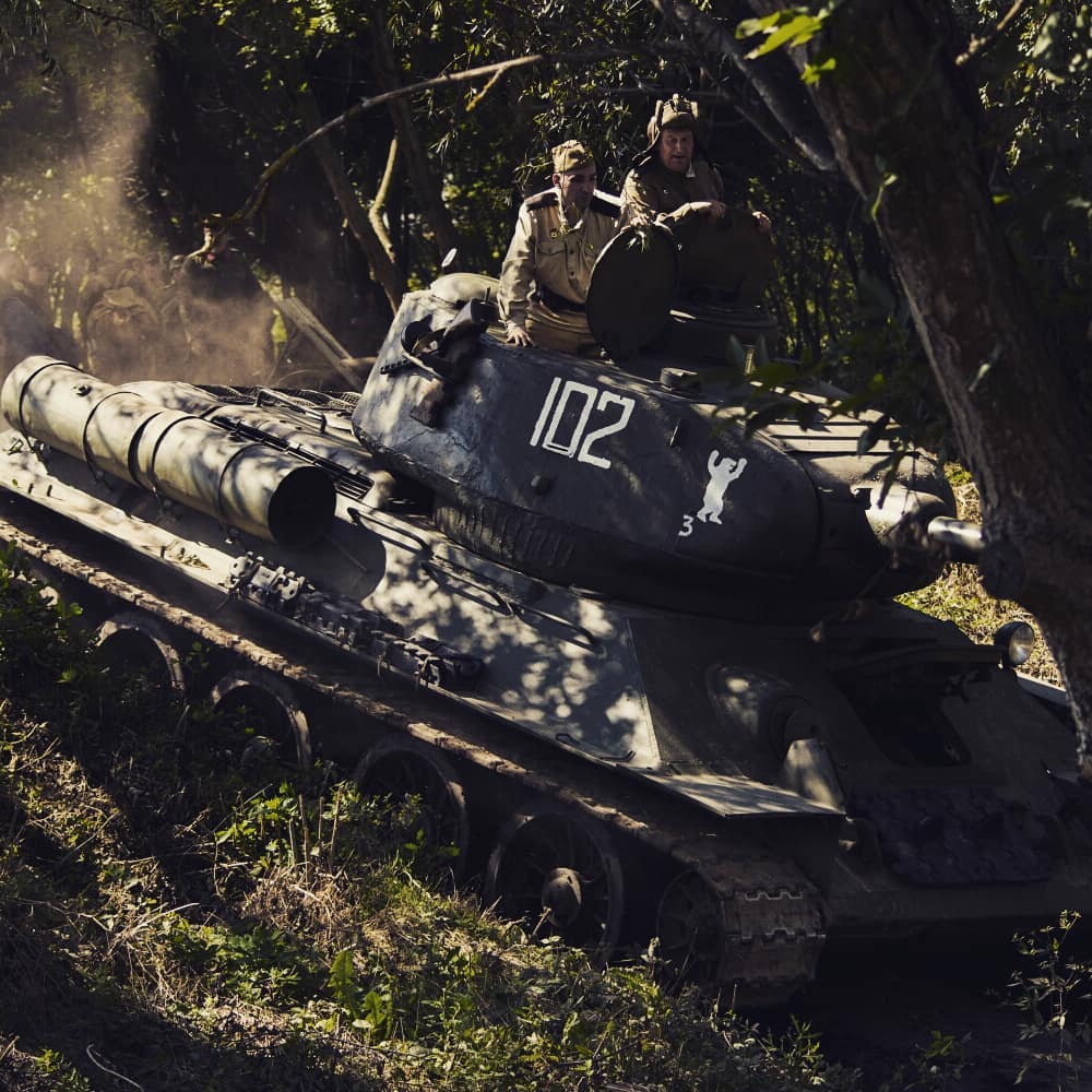 Vintage Soldiers Tank Forest Military History