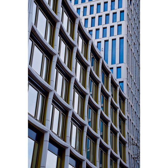 Modern Architecture Curved Building Facade Windows