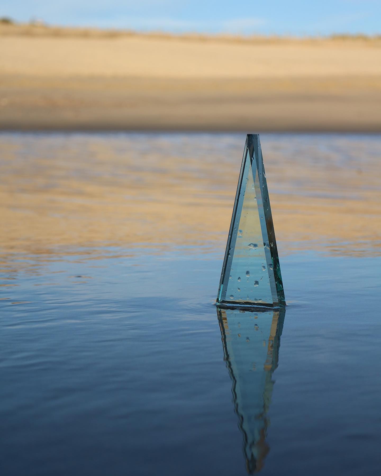 pyramid inside water