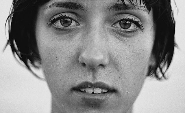 Woman Face Close Up Emotional Portrait
