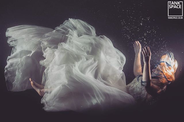 Underwater Bride Wedding Dress Dreamy Surreal Photography